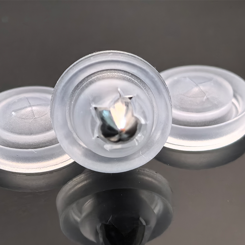 OEM Food Grade Silicone Rubber Miniature Cross Silicone Valves for ...